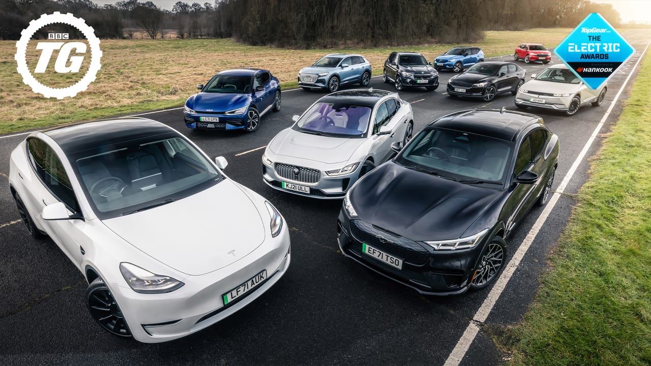 Top Gear's big electric crossover test: Tesla Model Y vs rivals | Top Gear