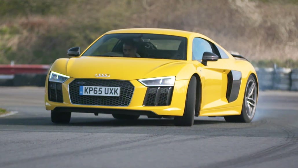 Chris Harris Drives: sideways in the Audi R8 V10 Plus | Top Gear