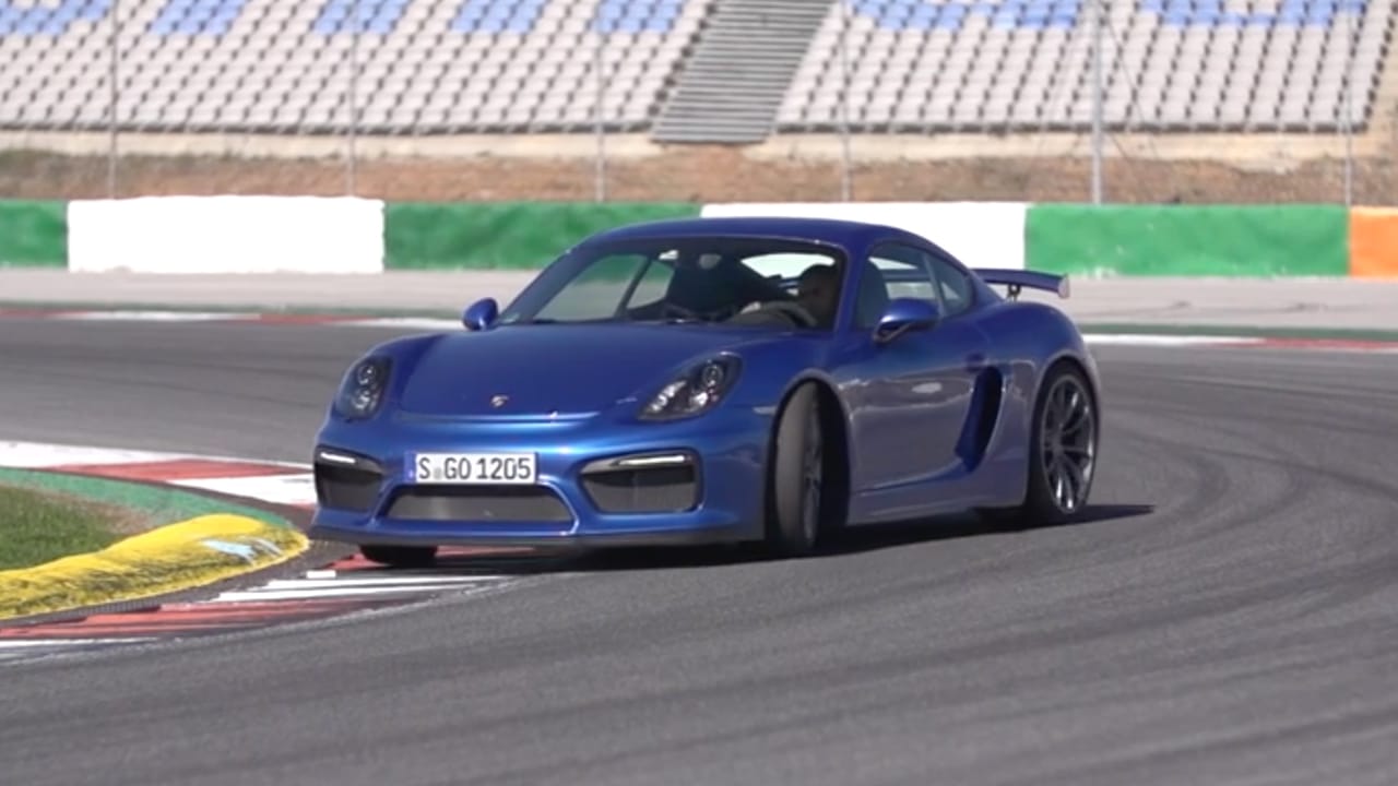 Classic clip: Chris Harris in the Porsche Cayman GT4 | Top Gear