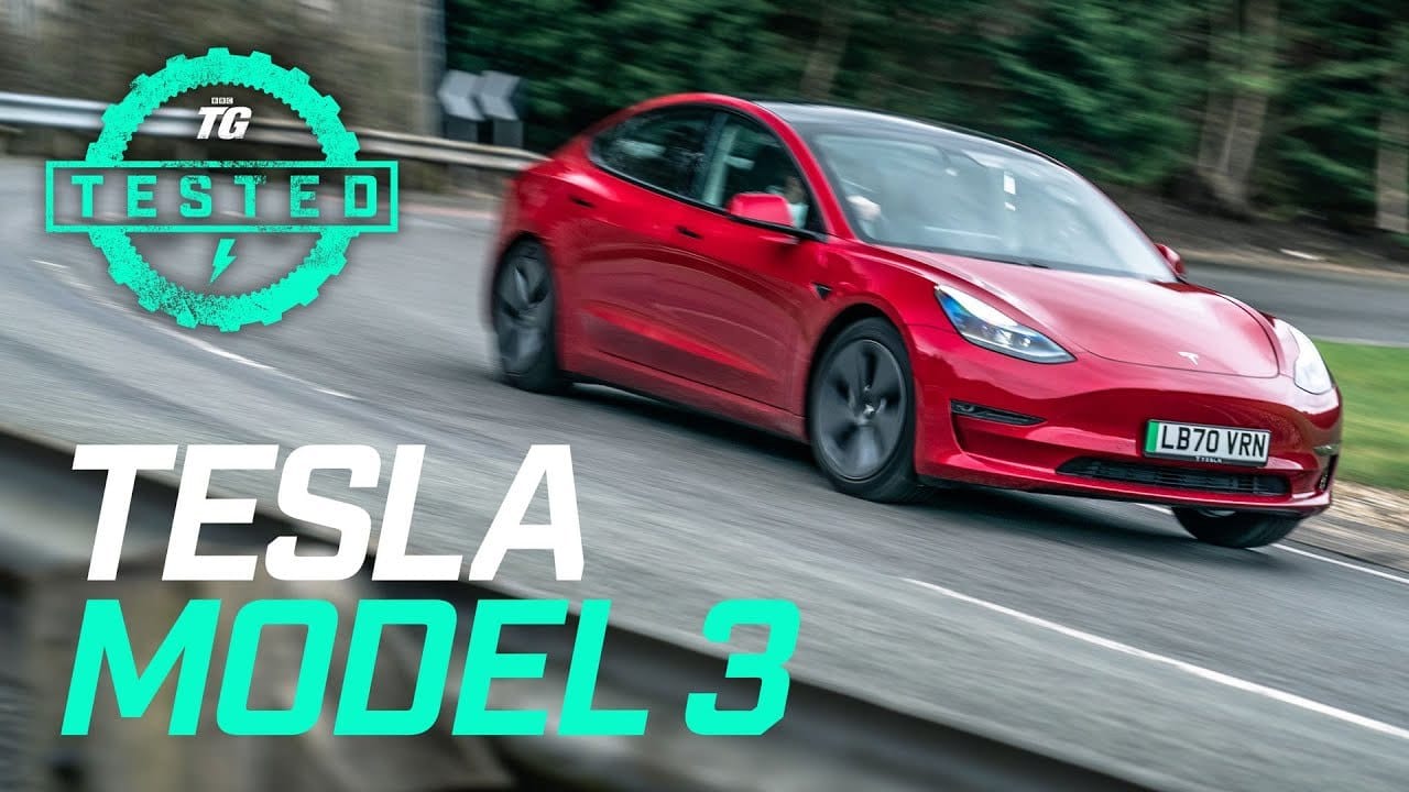 Top Gear Tested: Tesla Model 3 2021 review | Top Gear